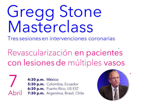 April 7th | Medtronic-SOLACI Masterclass with Gregg Stone ...