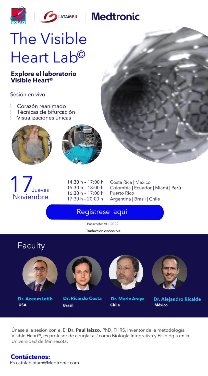 17/11 | Webinar SOLACI/Medtronic - The Visible Heart Lab: Explorando el laboratorio Visible ...